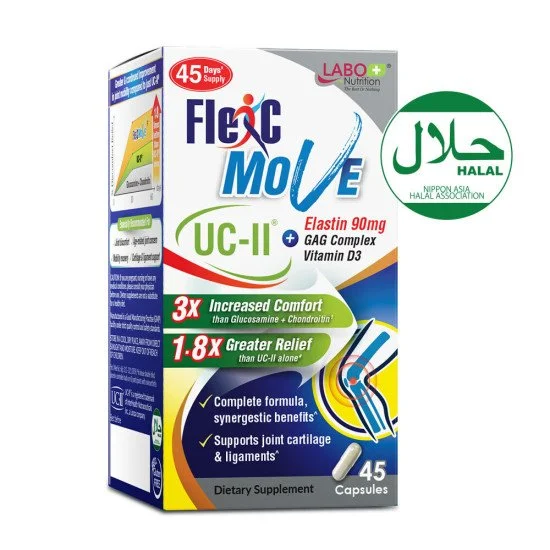 FlexC MOVE - Halal Certified UC-II - LABO Nutrition